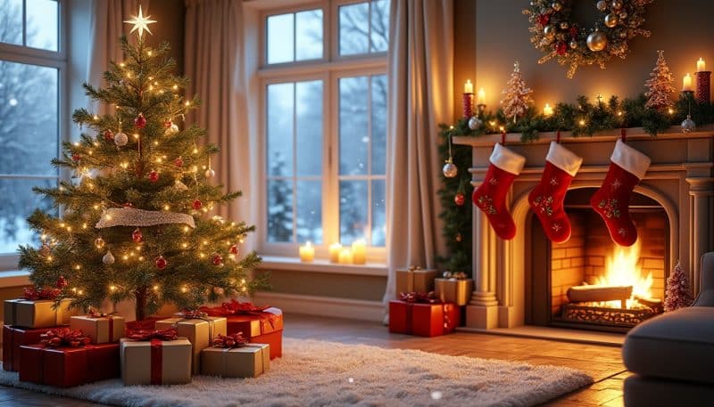 ⭐ Décorations de Noël : 10 Fond d'écran Inspirants pour Éblouir vos Fêtes 🎄