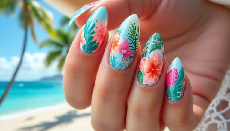 Idee Ongles En Gel Ete