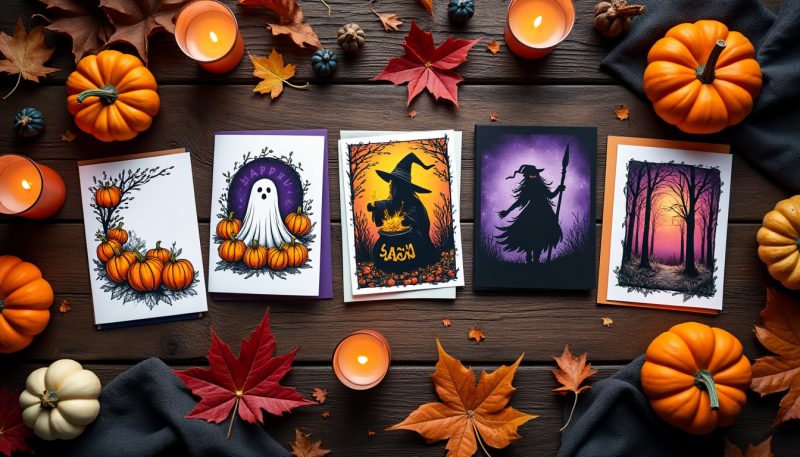 Cartes d’Halloween 🎃 : 5 Modèles DIY Pleins d’Émotion 💌